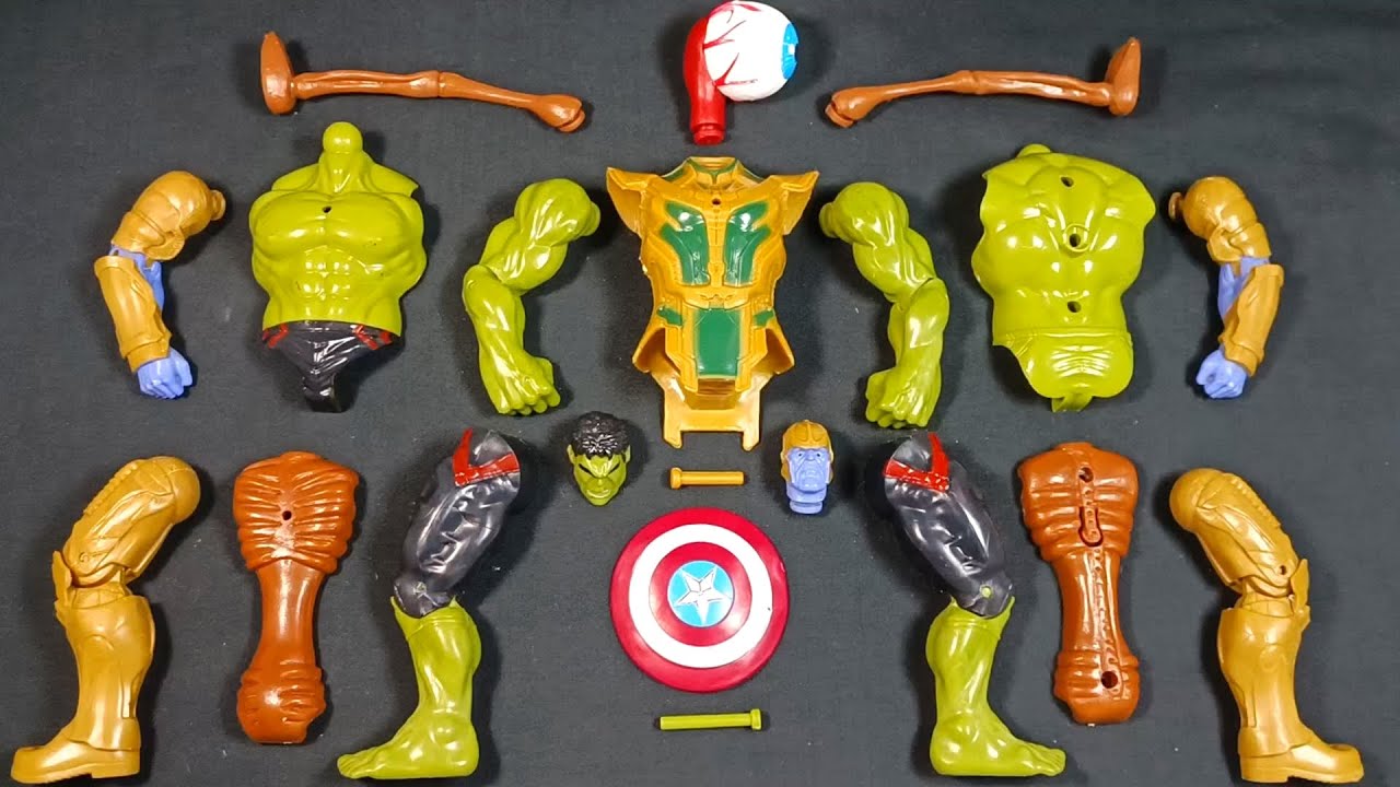 Merakit Hulk VS Thanos VS Siren Head Toys ~ Marvel Avengers Toys - YouTube