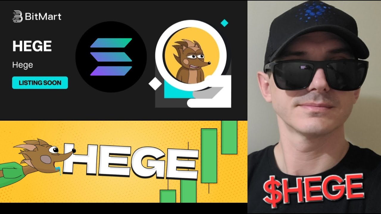 $HEGE - HEGE TOKEN CRYPTO COIN HOW TO BUY BITMART SOL SOLANA MEMECOIN ...