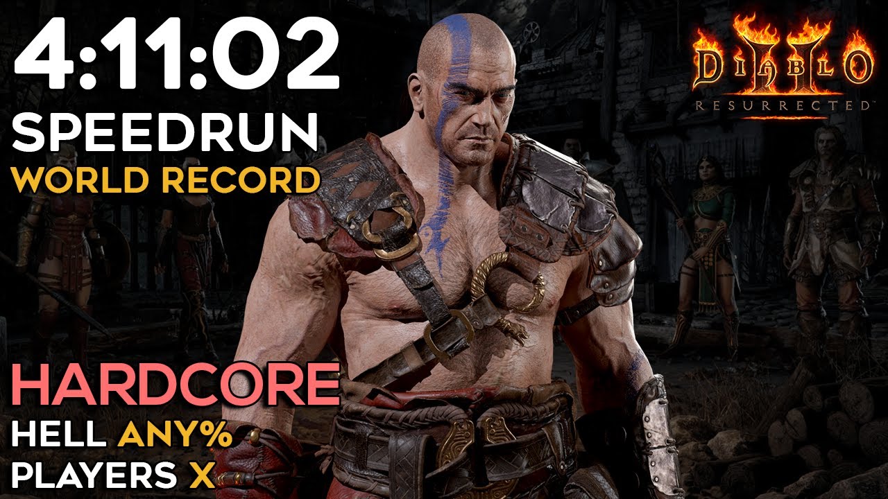 HELL HARDCORE BARBARIAN SPEEDRUN IN 4 HOURS AND 11 MINUTES (WORLD ...