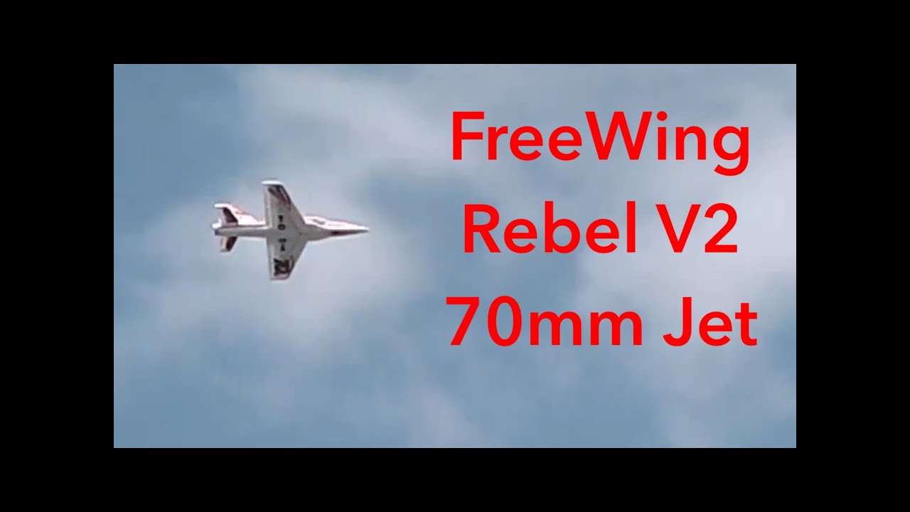 FreeWing Rebel V2 70mm Jet@HK Kai Tak RC Airport - YouTube