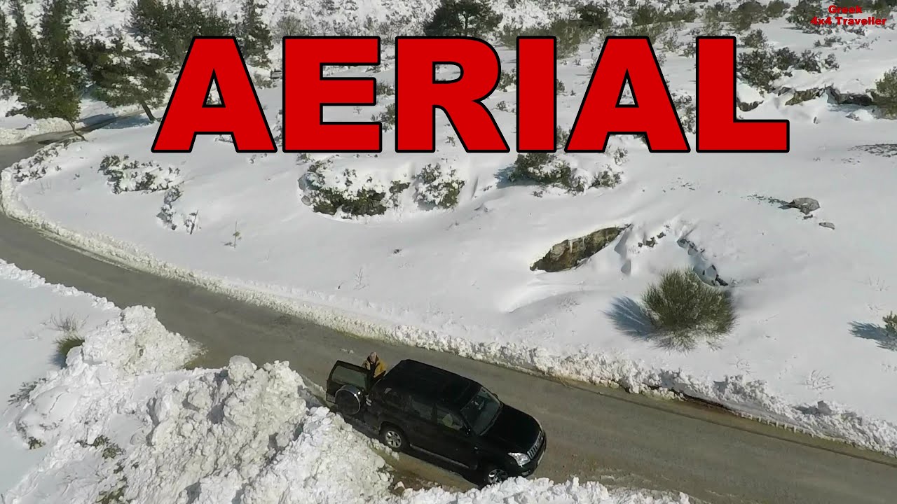 SNOW ON Mt PENTELI WITH A DRONE (FEBRUARY 2021) ATHENS GREECE - ΣΤΗ ...