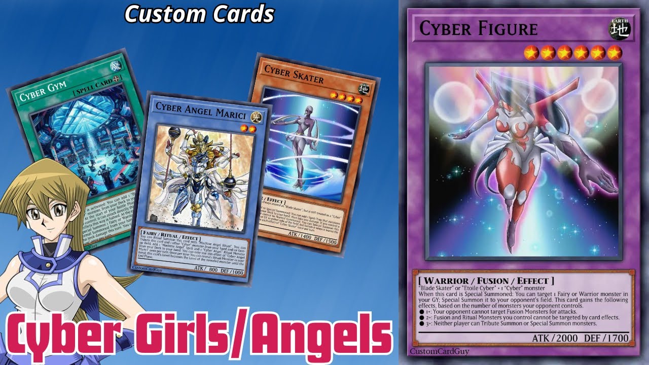Cyber Girls/Angels Support | Custom Cards - YouTube