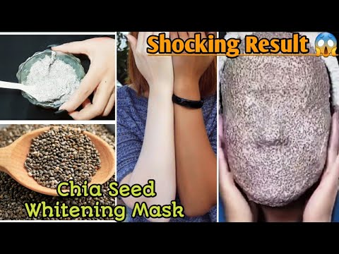 Testing Viral Tiktok Chia Seed Face Mask 😱 | 100% Effective 1 Day Challenge Skin Brightening At Home