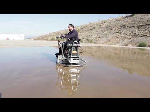 ENAR, concrete screed - tifon908 working. Puesta en marcha