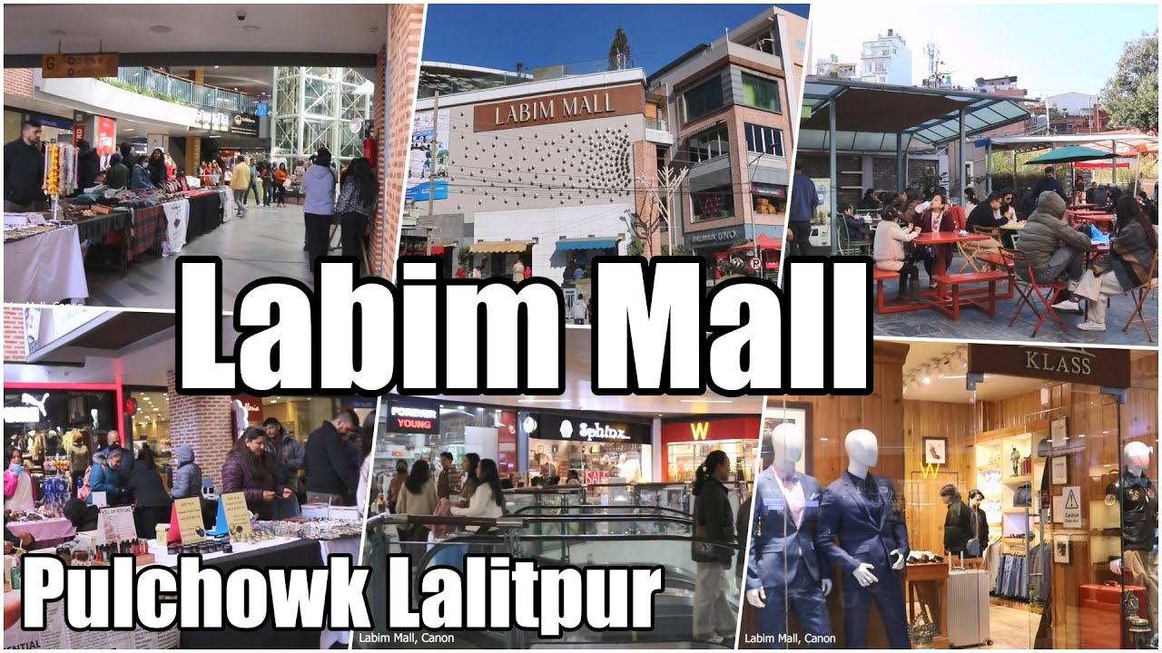 Labim Mall shopping malls in Nepal Canon eos footage Pulchowk Lalitpur ...