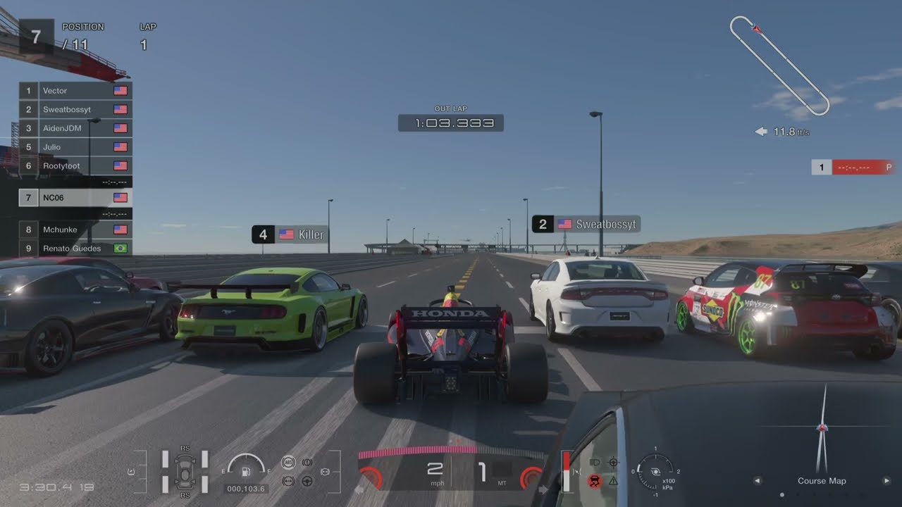 Formula 1 car vs highly modded sports cars in Gran Turismo - YouTube