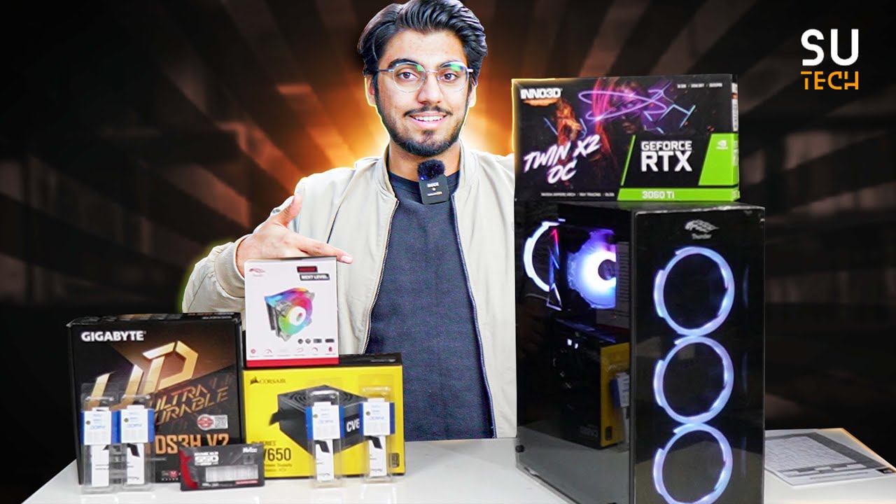 200K PKR PC BUILD | Ryzen 5 5600, RTX 3060TI OC & 32GB RAM 😳| SU TECH ...