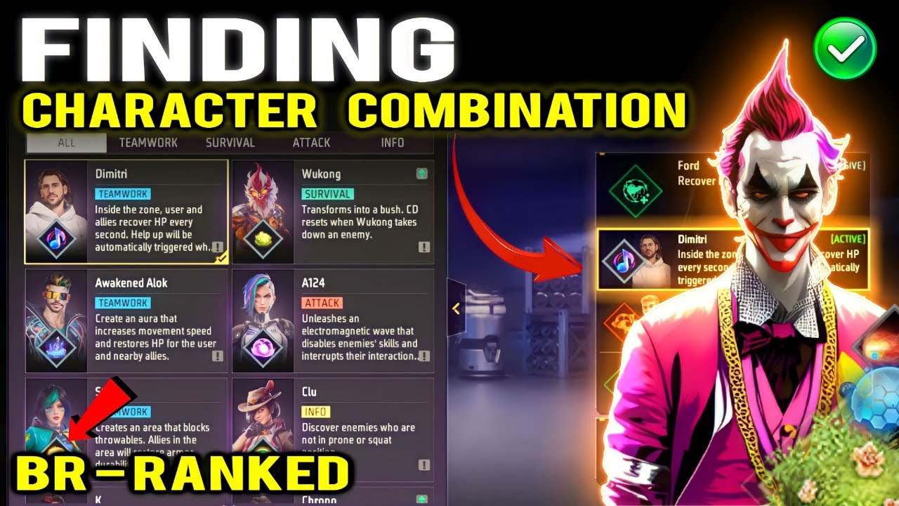 Finding Character Combination For BR rank -- Best character combination ...