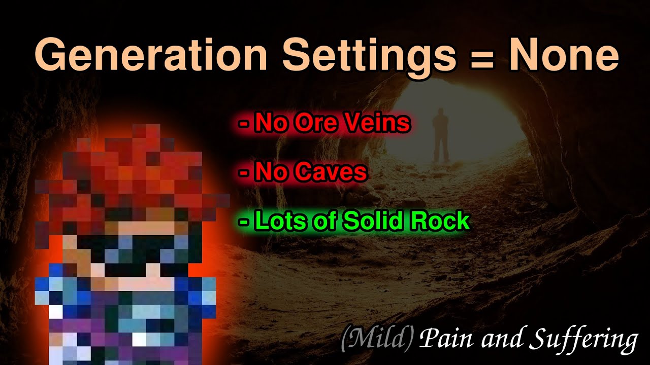 Can you beat CORE KEEPER with all world generation settings set to none ...