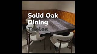 Solid Oak Dining Table