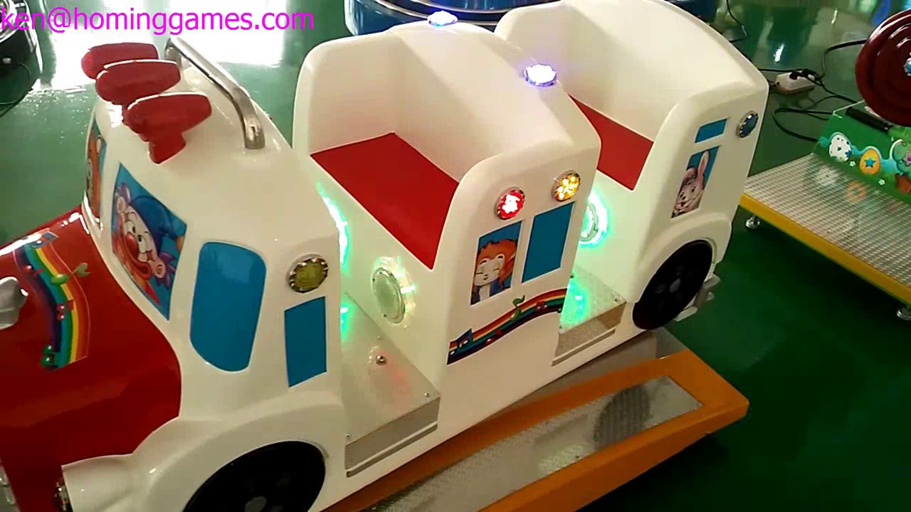 Mini Fire Truck Kids Amusement Riding Game Machine Kiddie Rides (ken ...