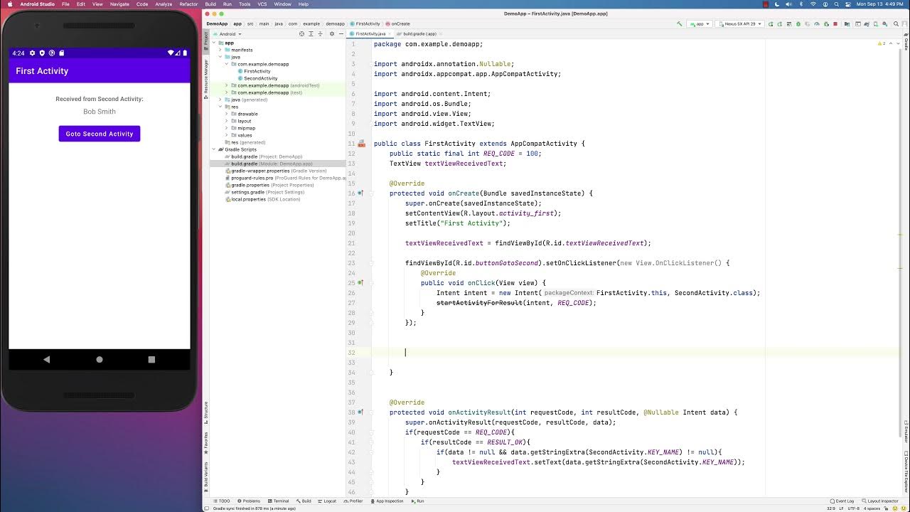 startActivityForResult is Deprecated, look at the alternative way. - YouTube