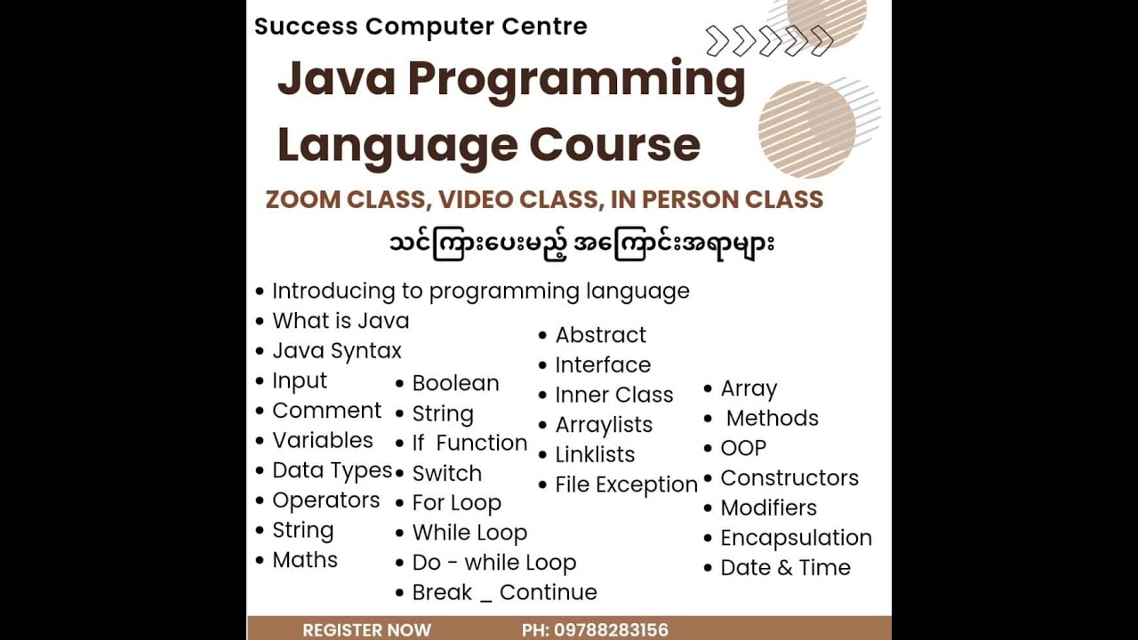 #Java #Programming #Course #Onlineclass #Videoclass - YouTube