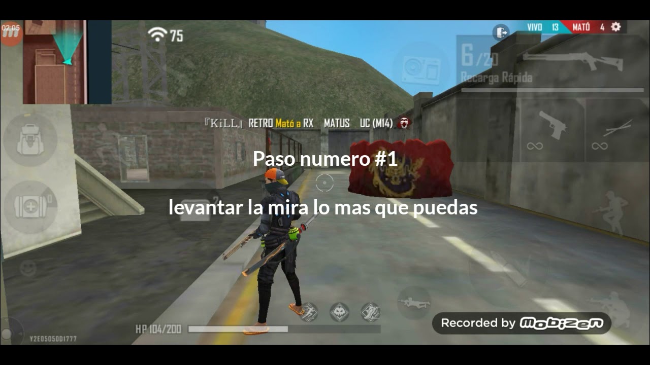 COMO PONER PAREDES GLO AGACHADO FREE FIRE GAMA BAJA - YouTube