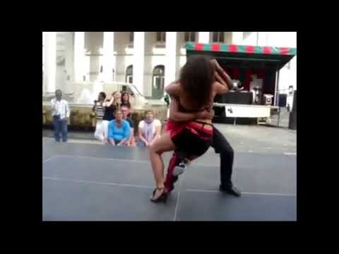 Haitian couple dancing Kizomba to Haitian music Kompa!