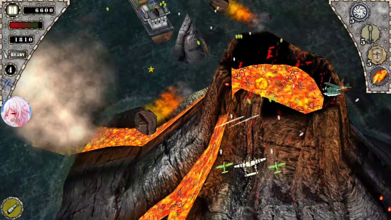 Air Attack HD - Arcade : Mission #8 - Red Sea : Volcano - YouTube