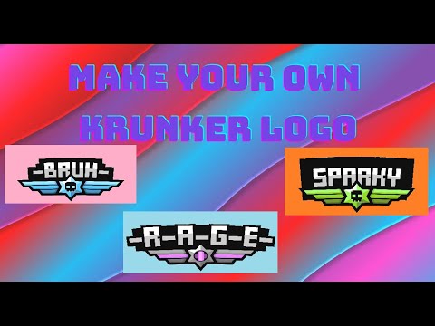 Make A Logo of your own in Krunker - YouTube