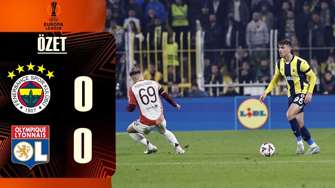 Fenerbahçe 0-0 Olympik Lyon | Maç Özeti - YouTube