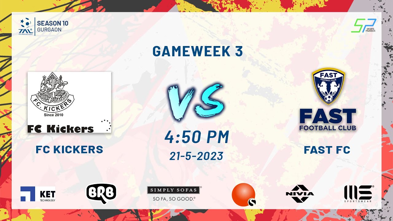 TAL Football | Gurgaon | Season 10 | Gameweek 3 | FC Kickers vs Fast FC ...