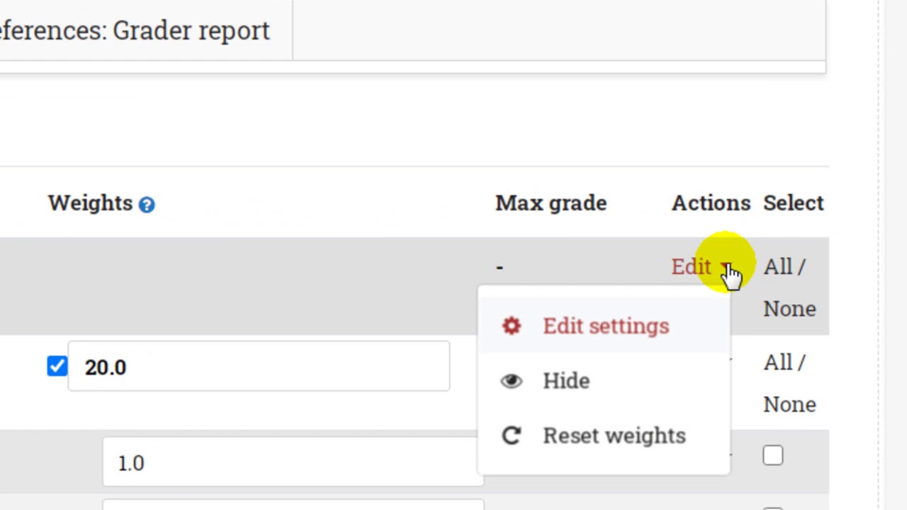 Moodle Gradebook Setup - YouTube