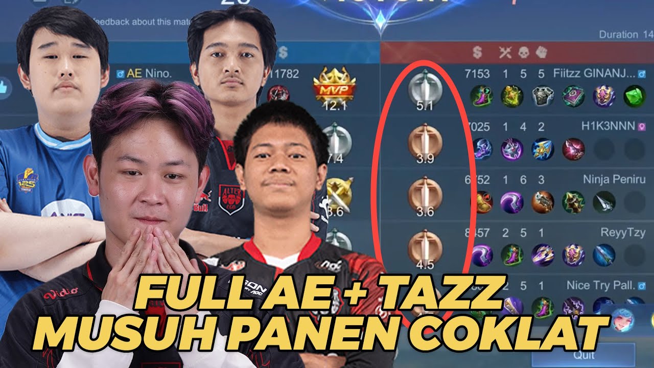 MAIN FULL ALTER EGO + TAZZ DD !! PANEN COKLAT !! - MOBILE LEGENDS - YouTube