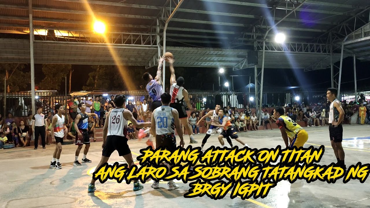 BRGY ZONE 1 VS BRGY IGPIT | SOBRANG TANGKAD NG MGA PLAYERS NG BRGY ...
