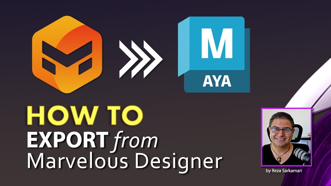 How To : Export from Marvelous Designer to Autodesk Maya - YouTube