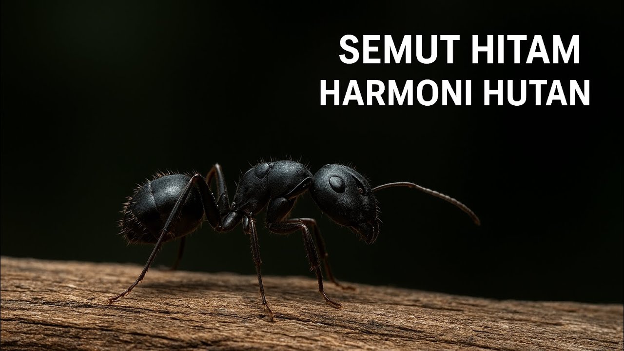 Semut hitam 🐜 "sang insinyur Ekosistem yang tak terlihat"#duniaserangga ...