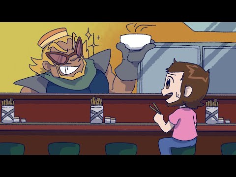 The Bomberman Anime where Seinfeld Guy works in a ramen shop - YouTube