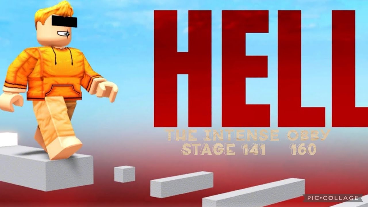 The INTENSE Obby | Stage 141 - 160 | Part 8 | Blue/Insane Stage - YouTube