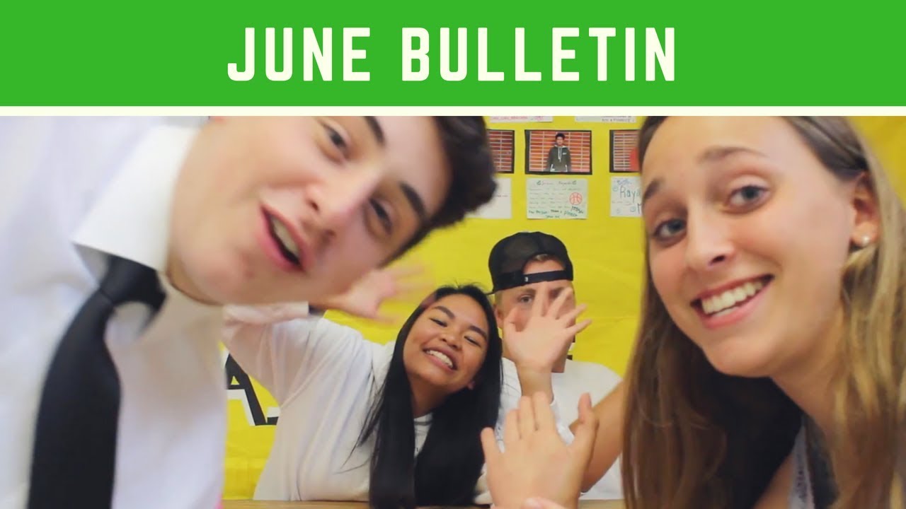 SHS BULLETIN: JUNE - YouTube