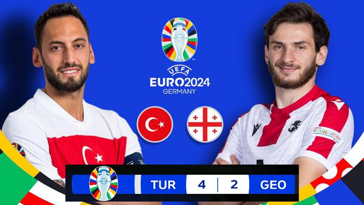 Turkiye vs Georgia 4-2 Goal What A Amazing Football Match - YouTube