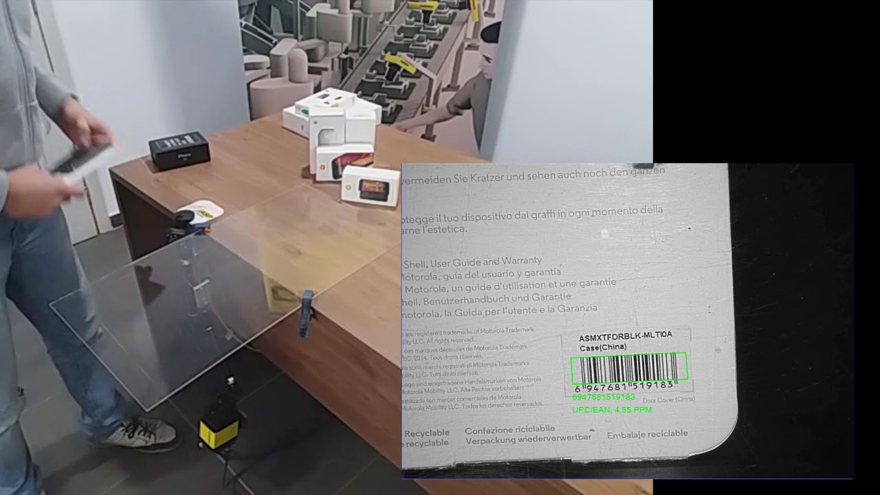 Multiple barcode reading in high technology products - YouTube
