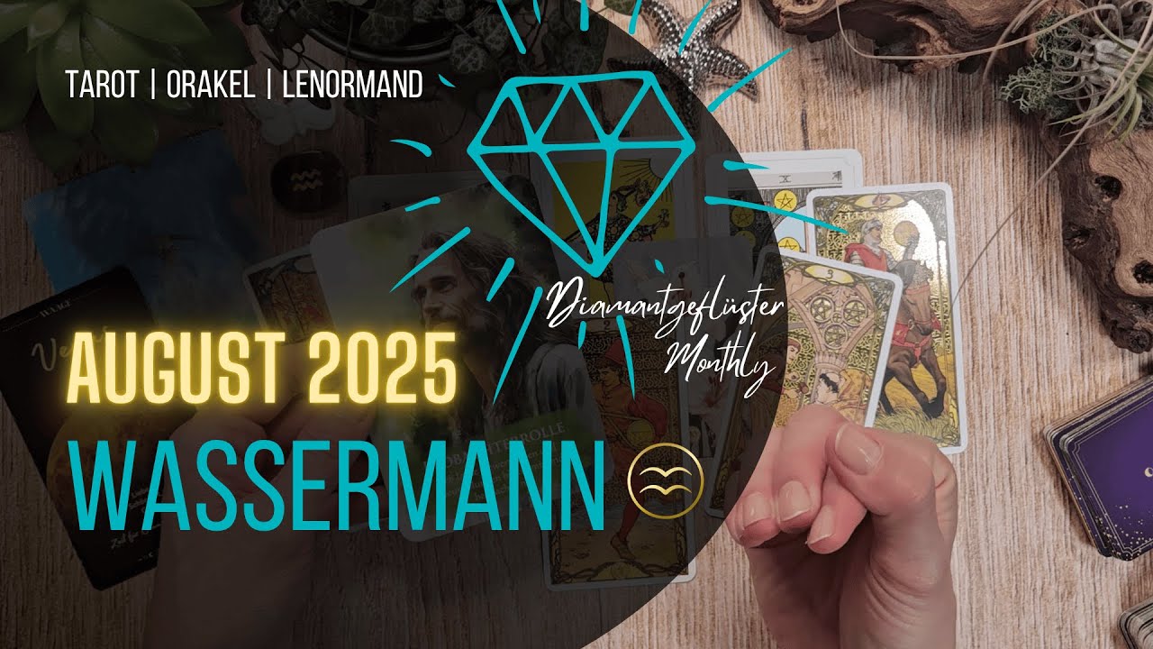 🌊 Reite die Wellen ♒️ Wassermann August Monatslegung 💫 - YouTube
