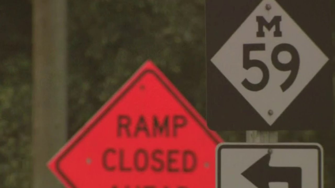Emergency road work scheduled for M-59 in Utica - YouTube