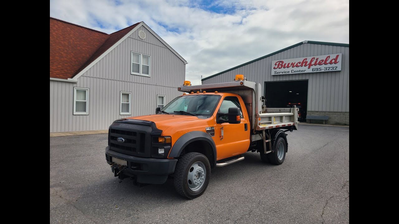 2010 Ford F550 Aluminum 9' Dump Truck - YouTube