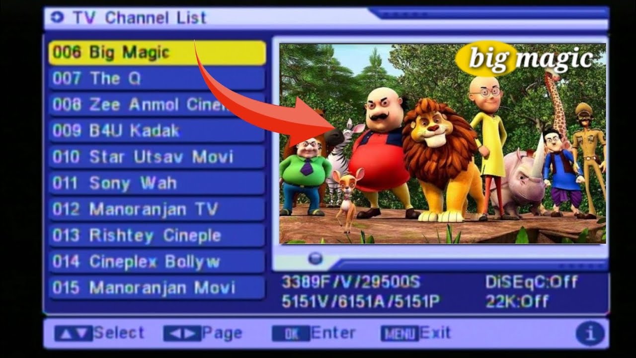 How to add big magic on dd free dish.free dish me big magic kese add ...