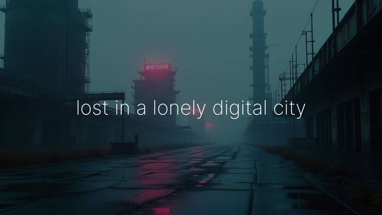 Lost in a Lonely Digital City | Lofi Cyberwave & Retro Synth Mix - YouTube