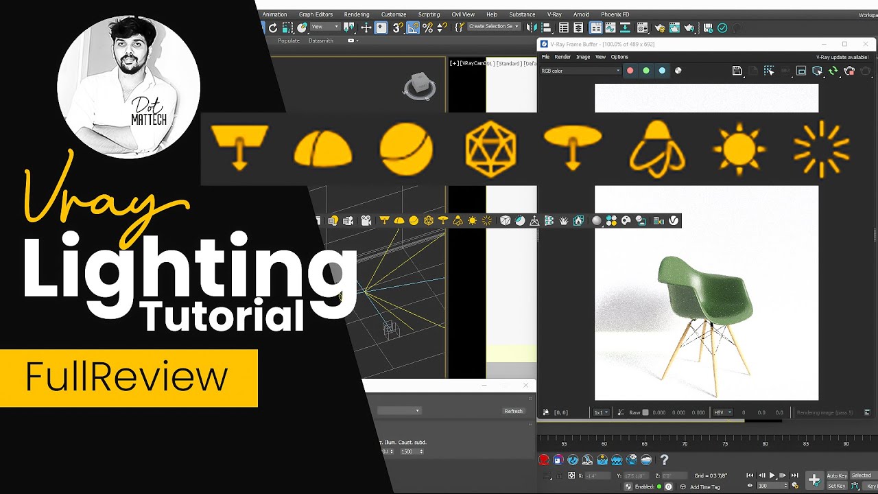 Full review of Vray lighting tutorial and 3ds max tutorial for ...