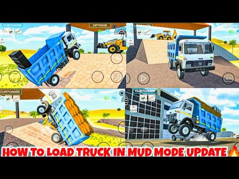 How to use this Truck Mud mode New map in Indian vehicles simulator 3d ...
