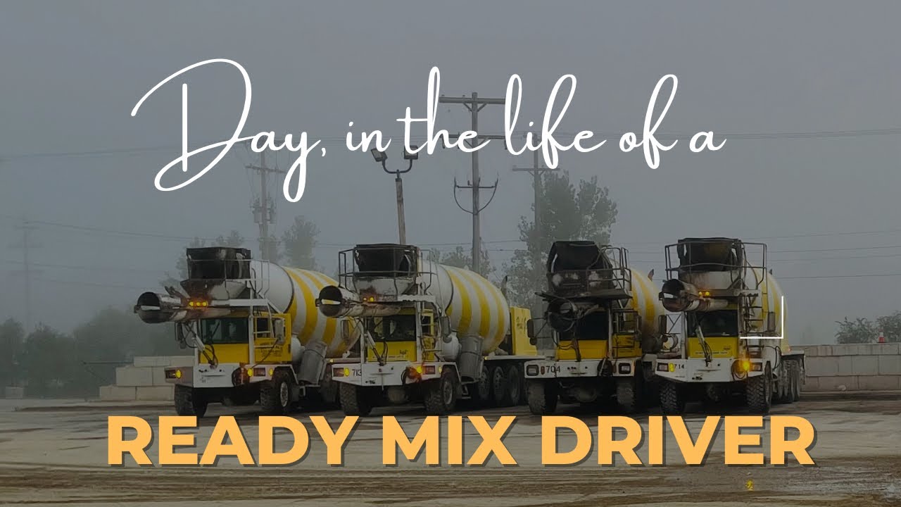 Day in the life of a Ready Mix Driver - YouTube