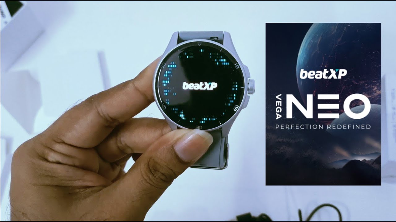 BeatXP Vega Neo AMOLED Bluetooth Calling Smartwatch Unboxing - YouTube