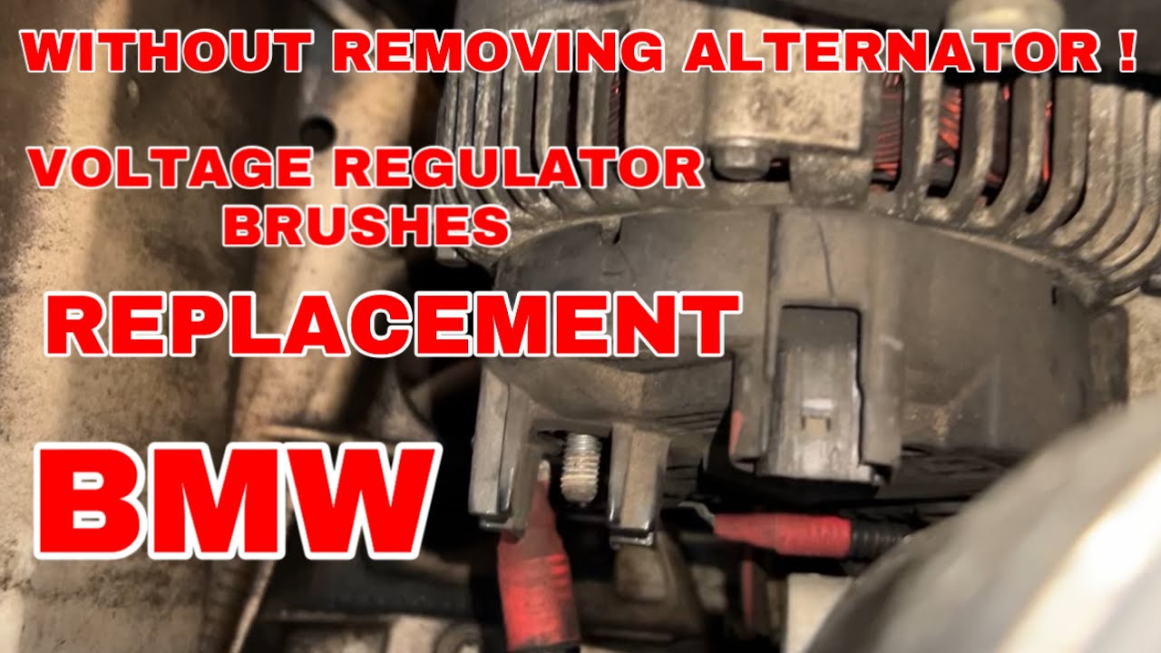 BMW e61 e61 e90 x5 Alternator Brushes Repair and replacement Without ...