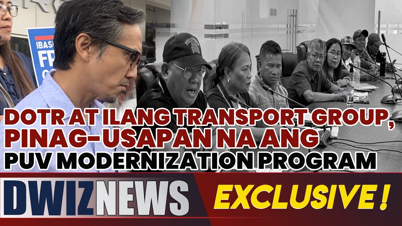 DOTR AT ILANG TRANSPORT GROUP, PINAG-USAPAN NA ANG PUV MODERNIZATION ...