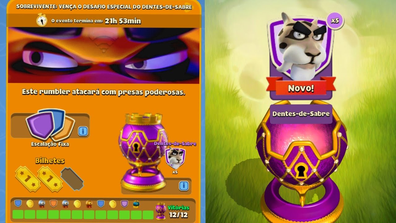 RUMBLE STARS #198 LIBEREI O NOVO RUMBLER SUPERESTRELA "DENTES-DE-SABRE ...