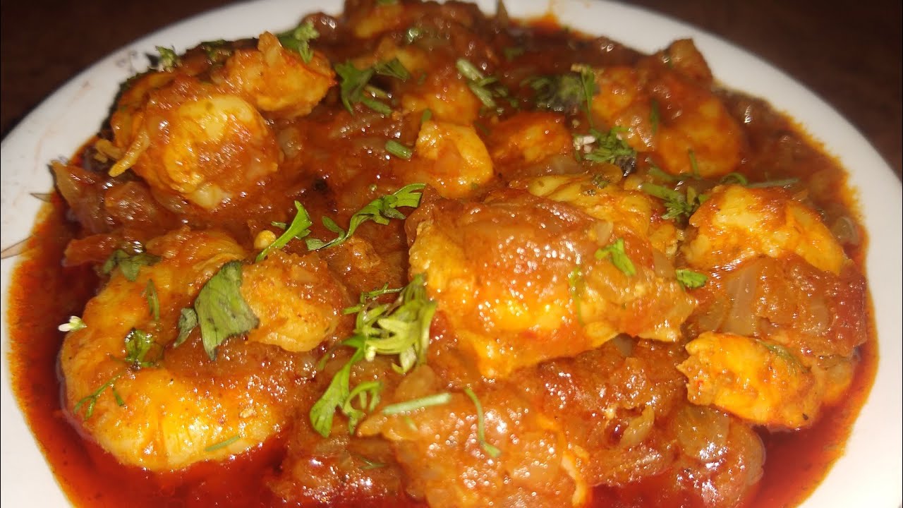 Kolambi Fry Masala recipe | कोळंबी फ्राय मसाला रेसिपी | Prawns Fry ...