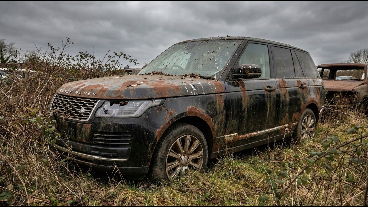 ASMR Abandoned Range Rover Autobiography 2022 Full Restoration – Rusty ...