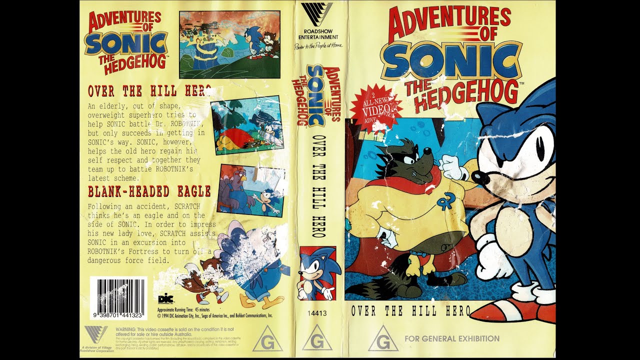 Opening To Adventures of Sonic The Hedgehog - Over The Hill Hero VHS ...