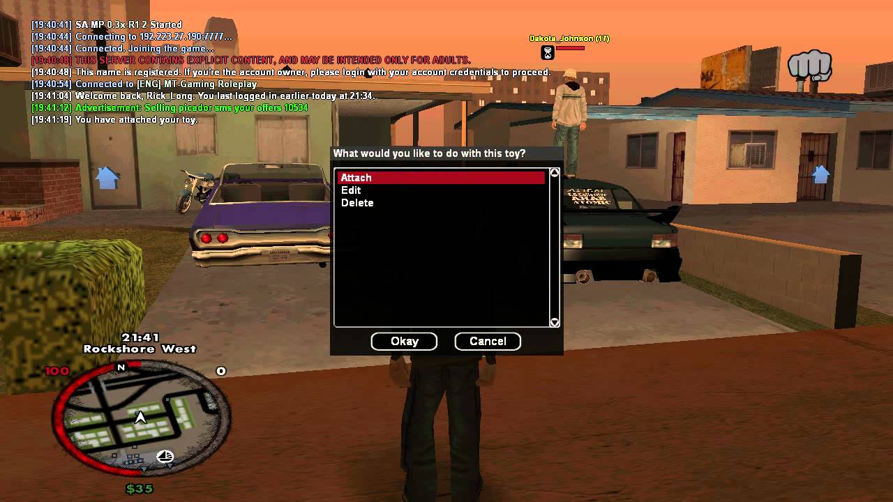 Gta sa hud mod test - YouTube