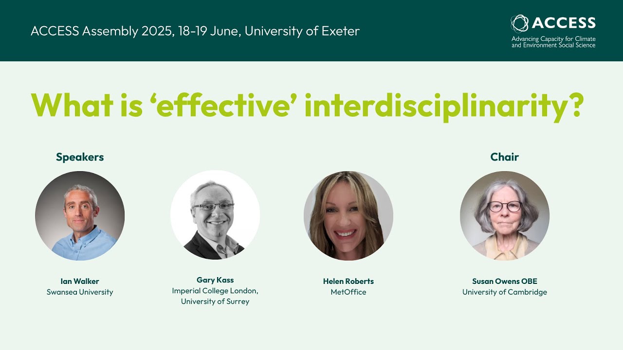 What is 'Effective' Interdisciplinarity? - ACCESS Assembly 2024 - YouTube